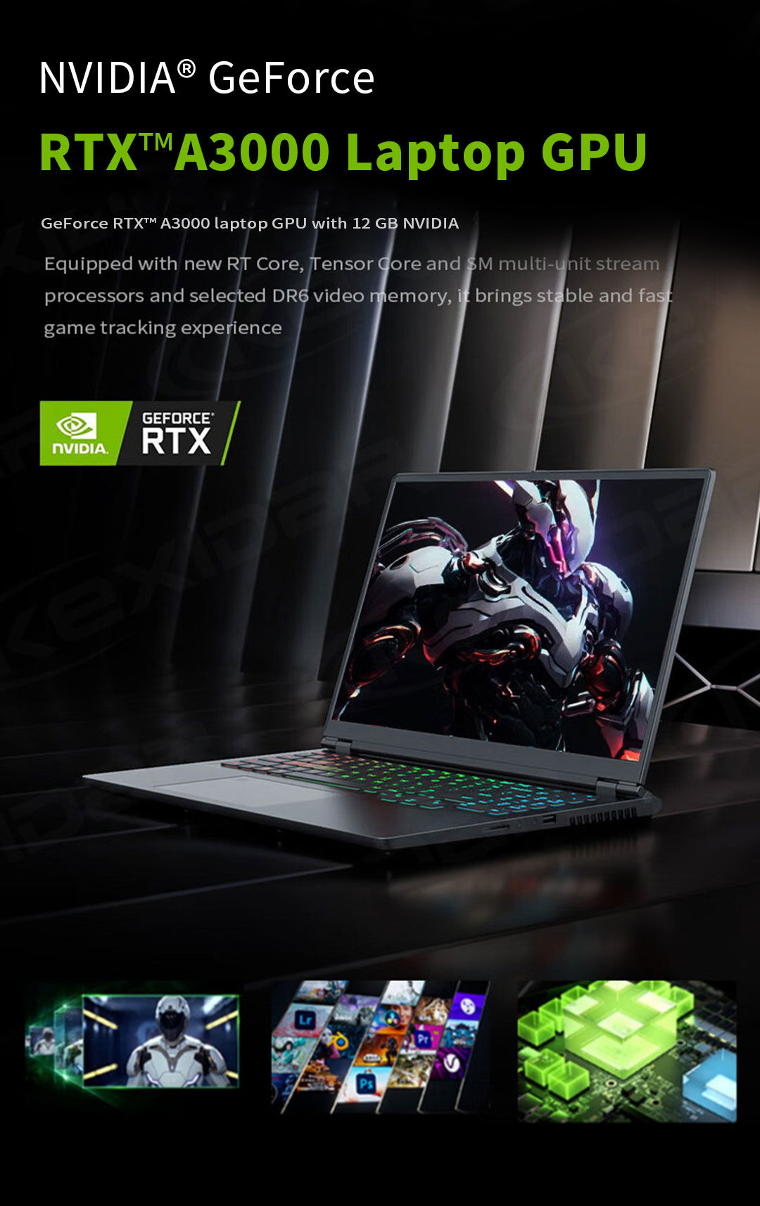 16'' Business Workstation Laptop With Rtx A3000 12g Graphic Card Gaming ...