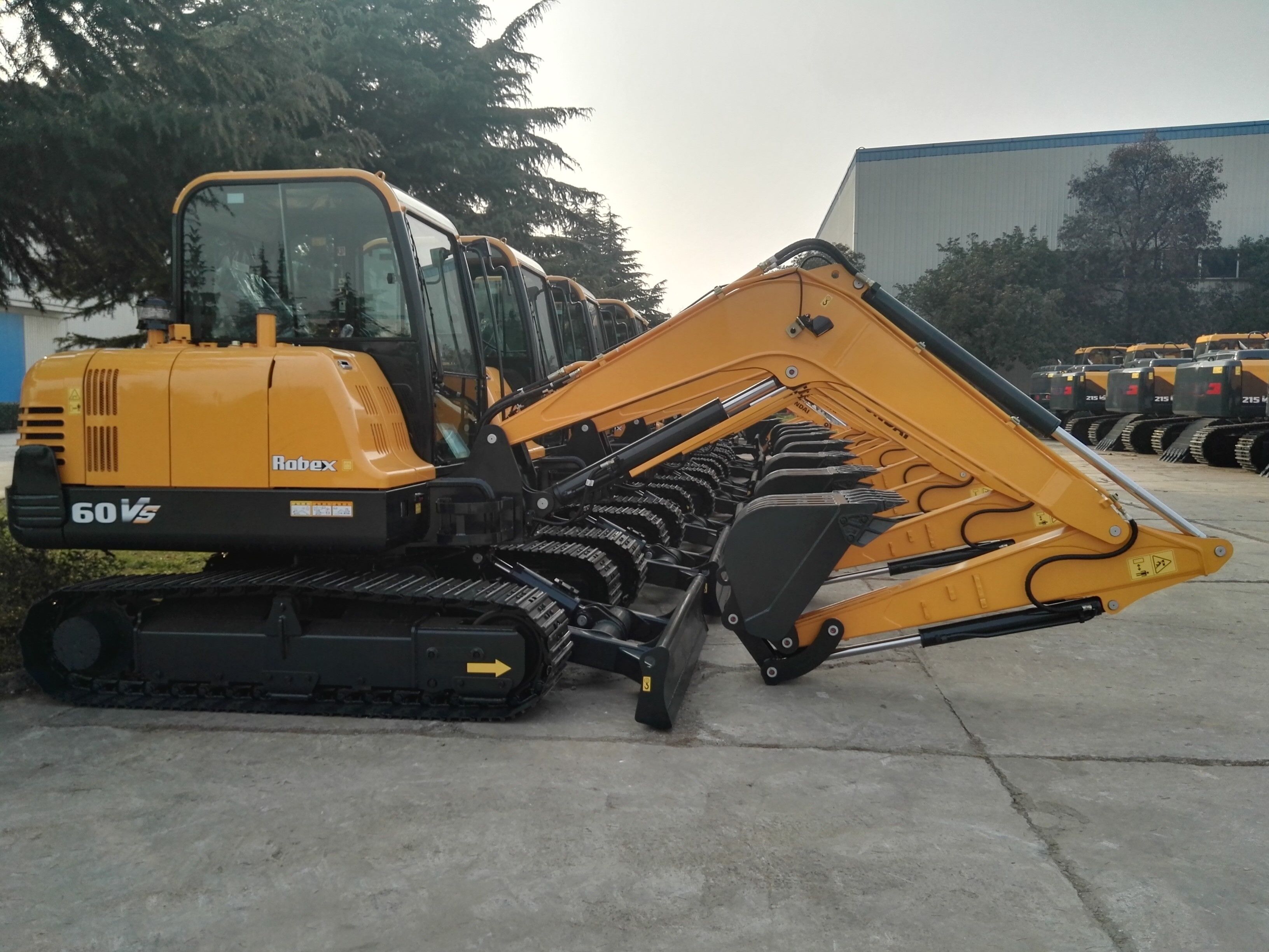 Factory Price New 6 Ton Mini Crawler Excavator 60vs Crawler Digger ...