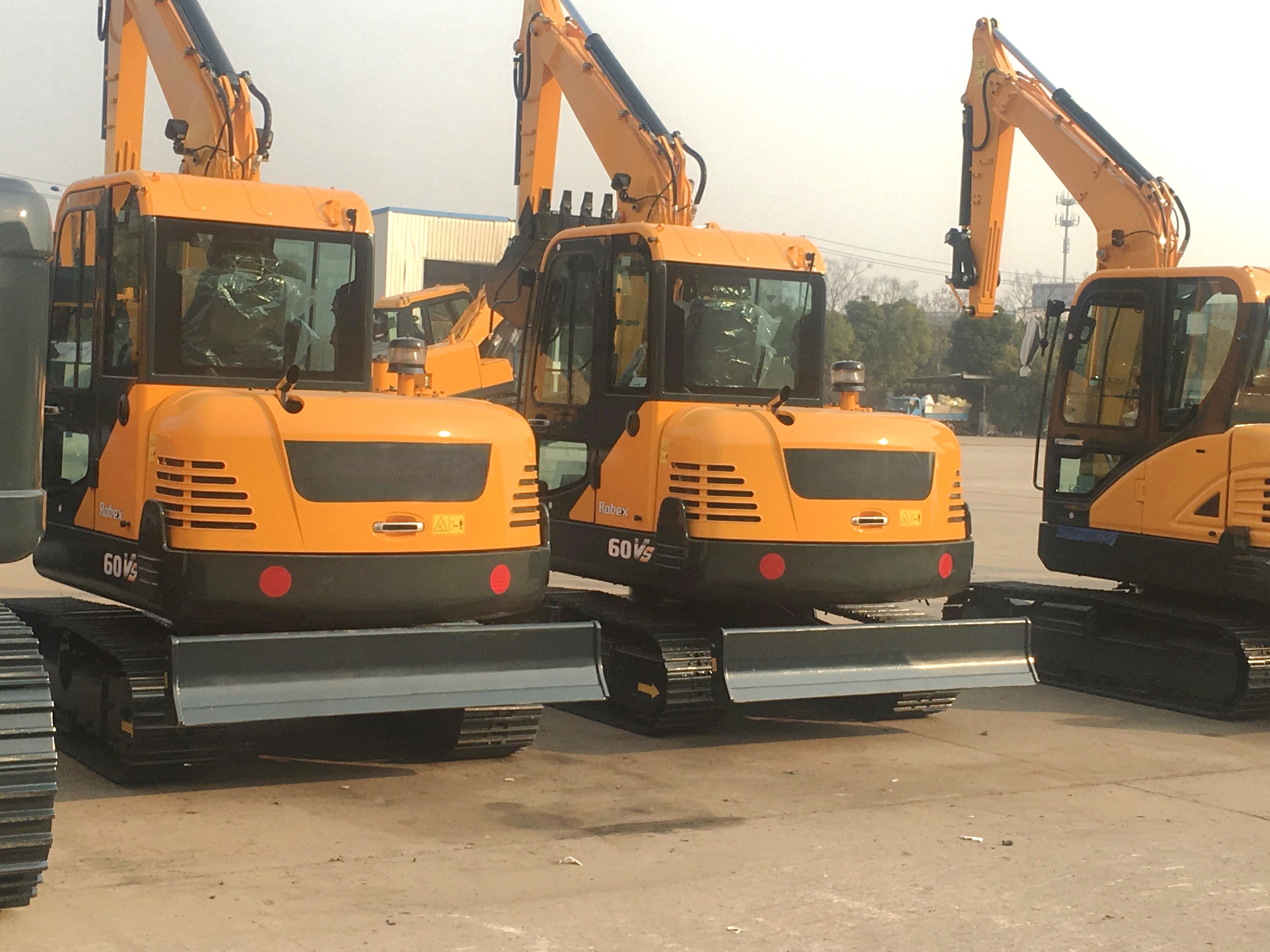 Factory Price New 6 Ton Mini Crawler Excavator 60vs Crawler Digger ...