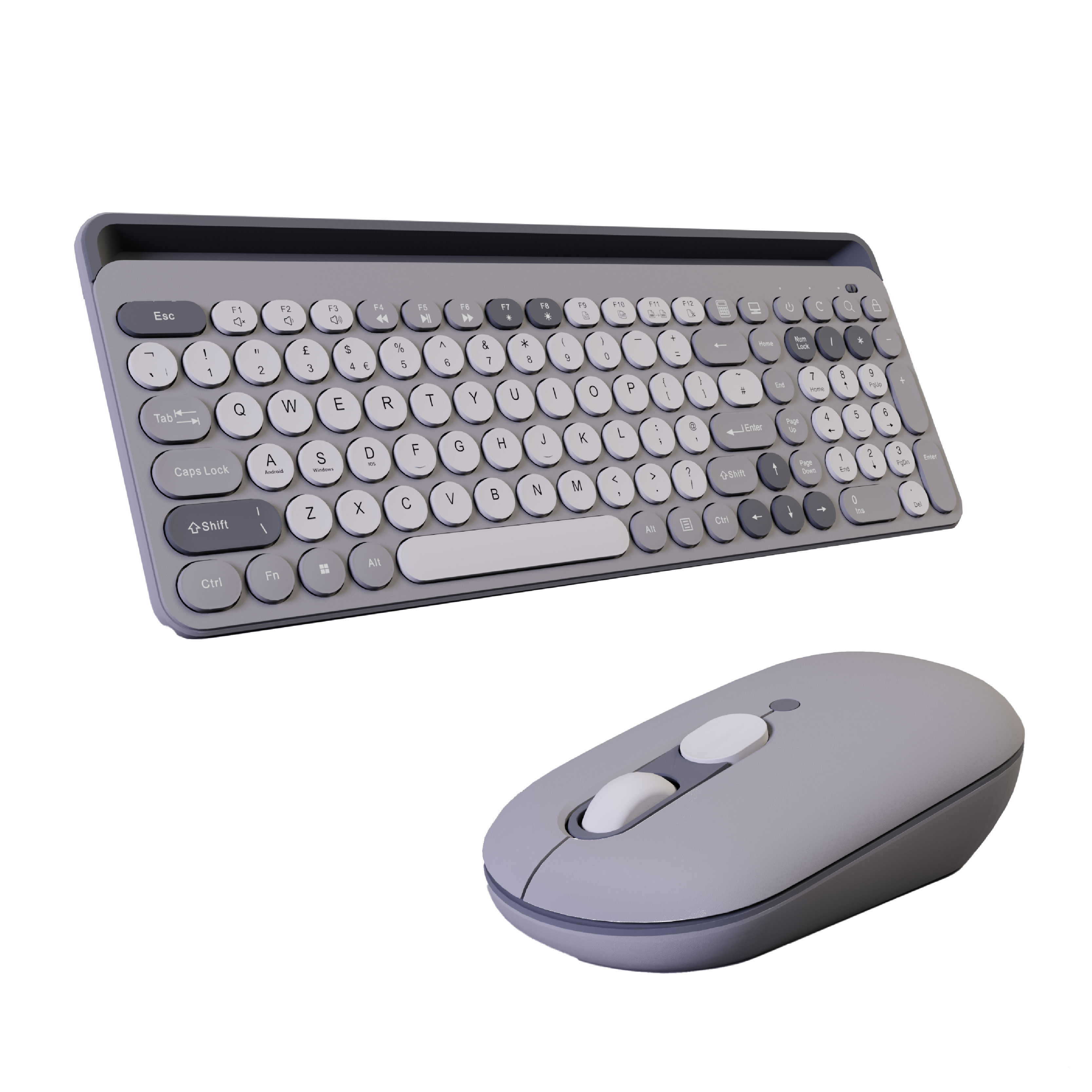 Manufacturers Supply Ultra-thin Wireless Bluetooth 2.4 White Keyboard ...