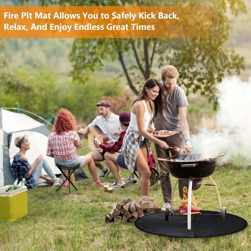 Buy China Wholesale Outdoor Reusable Fire Pit Mat Oil-proof Waterproof ...