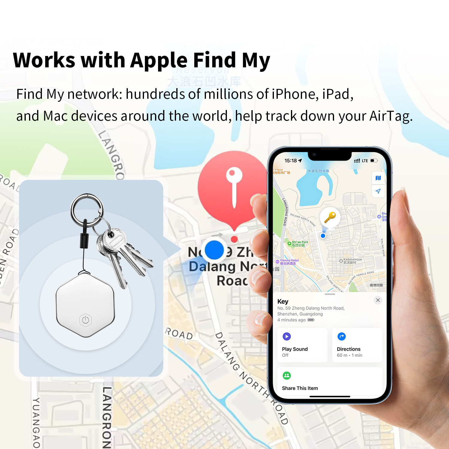 Oem Odm Factory, Sunlike Bluetooth Tracker, For Easy Carry, Unique ...