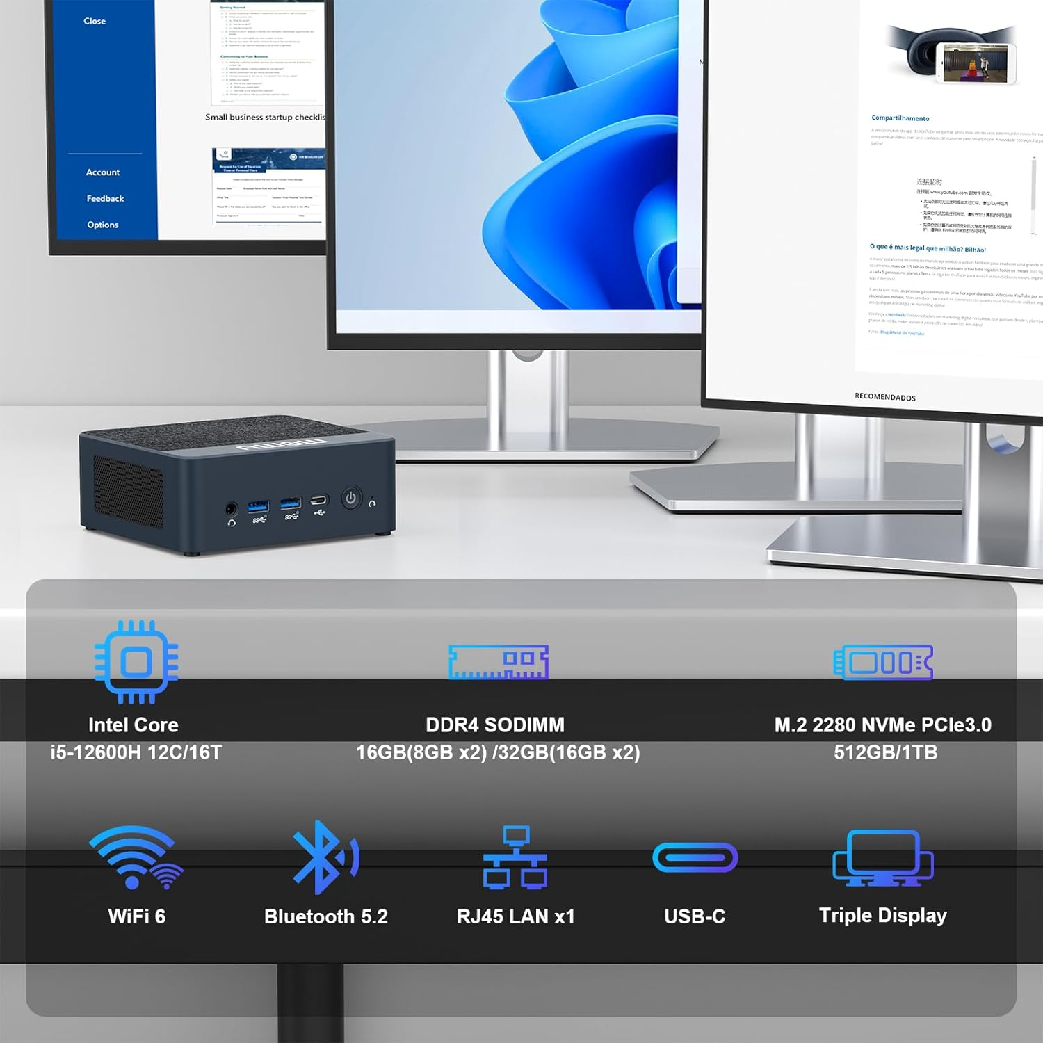 Bulk Buy China Wholesale Factory Oem Window 11 Pro Custom Mini Pc Small ...