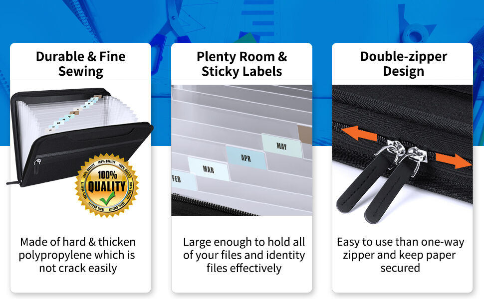 Fireproof Fiberglass Document Holder Water-resistant Expanding File ...