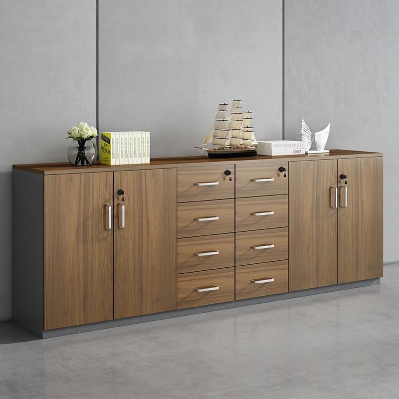 4 Door Filing Cabinet Modern Workstation Office Organizer Modular ...