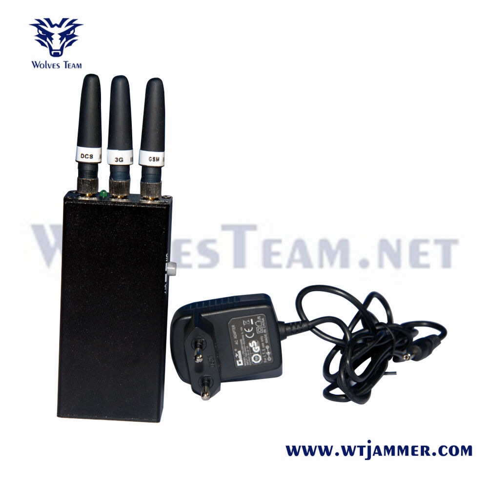 Portable High Power Cell Phone Jammer 3 Bands (cdma Gsm Dcs Pcs 3g) 3 ...