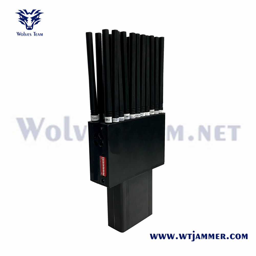 Full Bands Jammer Adjustable 22 Antennas Powerful 4g 5g Wifi Gps Vhf ...