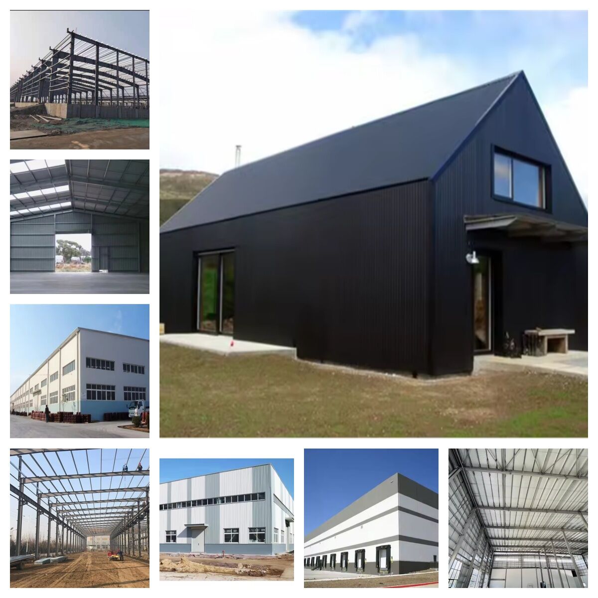 Customized Steel Structure Design Shed Warehouse Construction Material ...