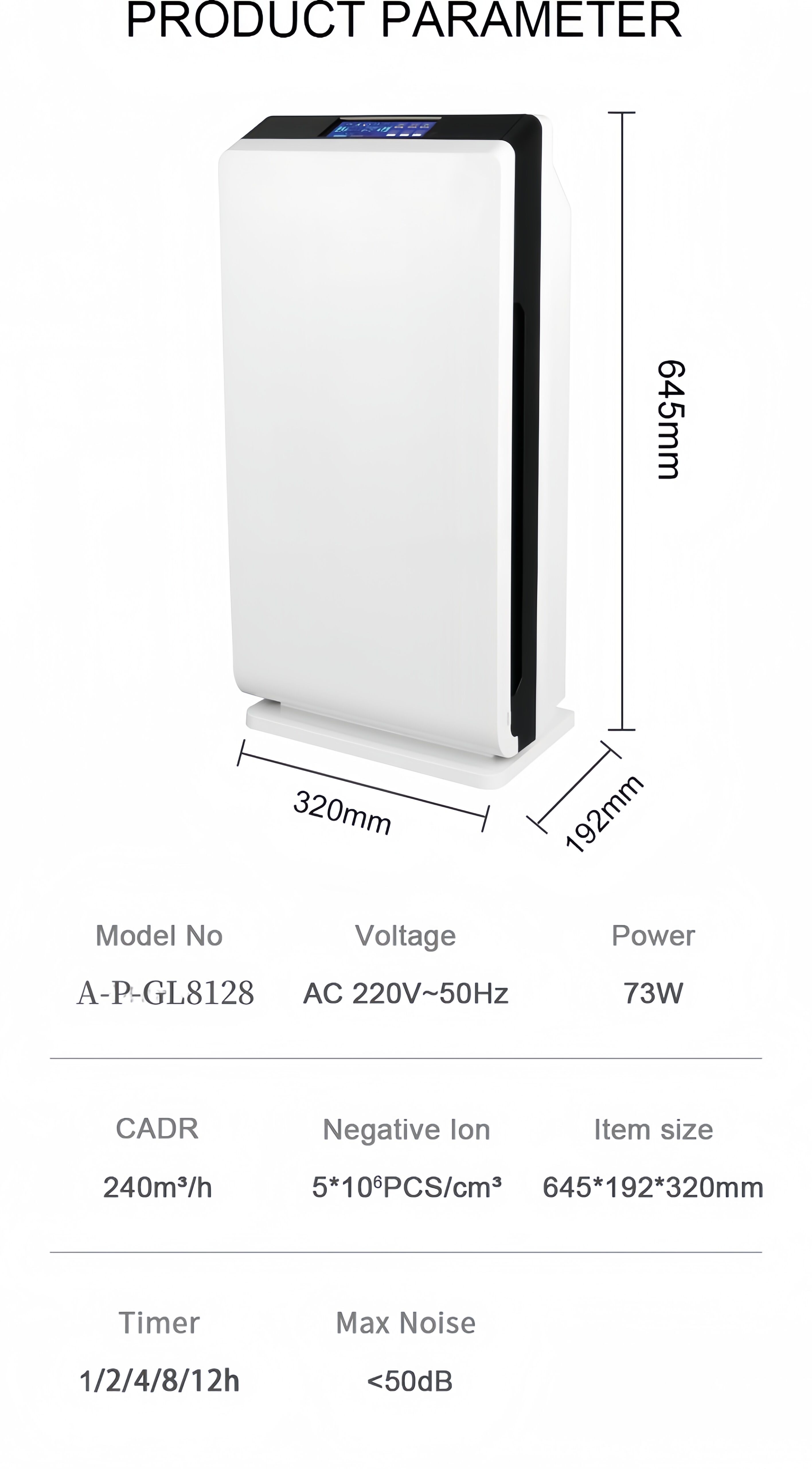 Commercial Air Purifier China Factory Hepa Filter Super Large Air ...