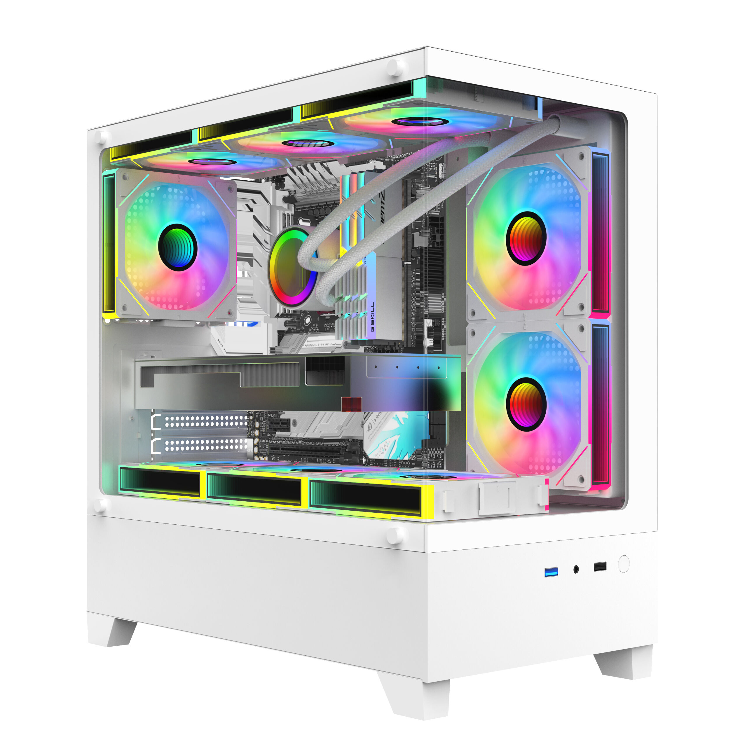 Bulk Buy China Wholesale New Arrivals Full View Tempered Glass Gaming ...