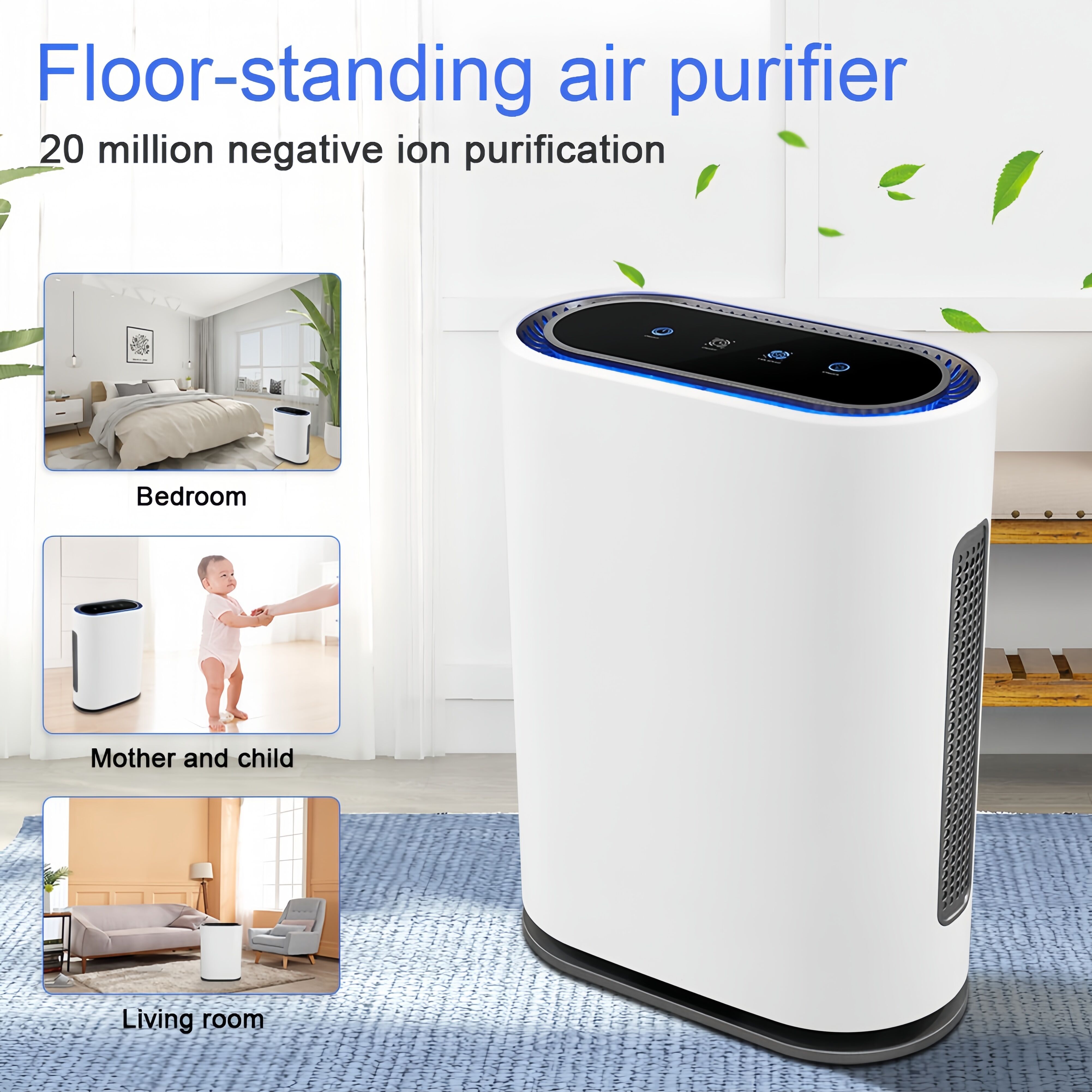 Best Air Purifier For Homes Allergies Hepa Filters Up To 99% Of Smoke ...