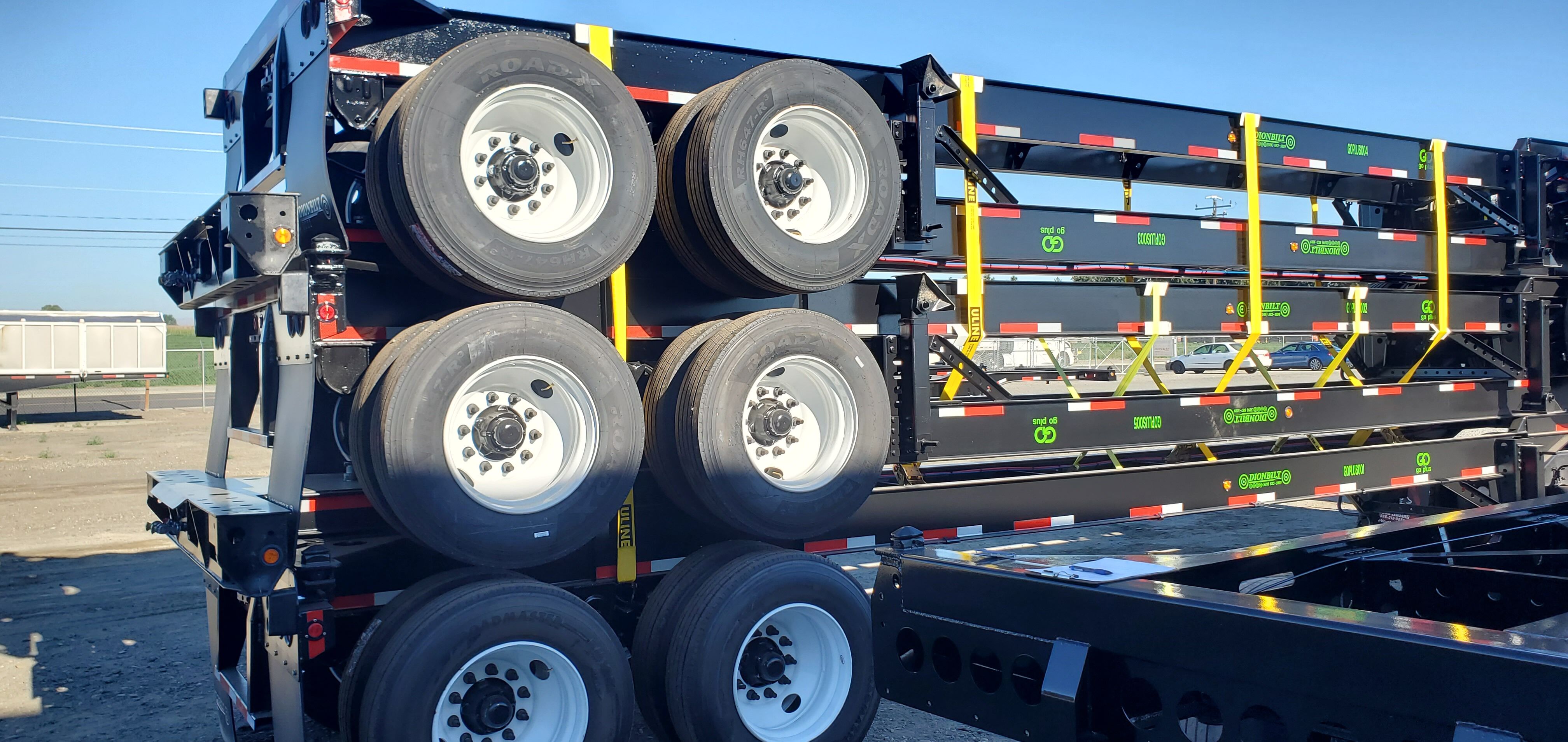 40ft 2 Axle Container Chassis, Container Chassis Semi Trailers For Sale ...