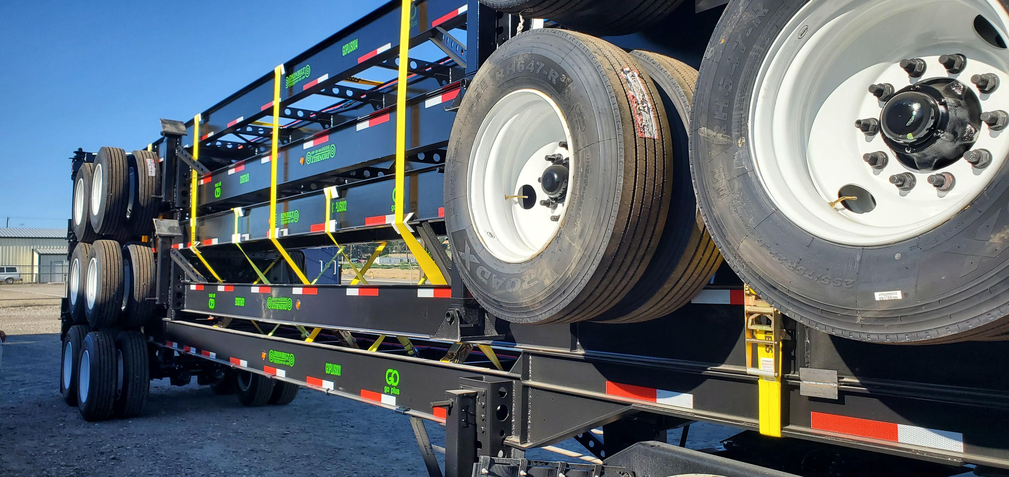 40ft 2 Axle Container Chassis, Container Chassis Semi Trailers For Sale ...