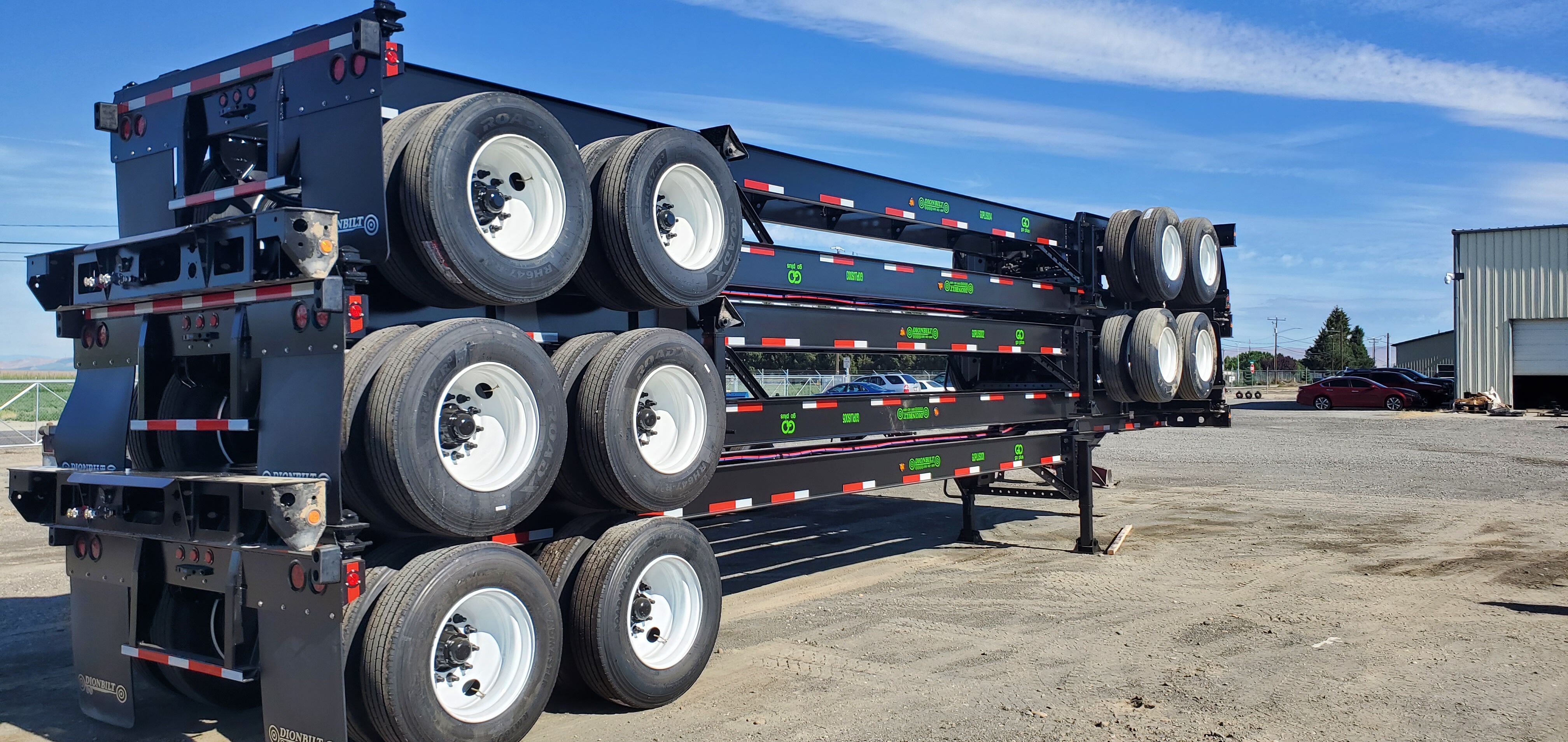 40ft 2 Axle Container Chassis, Container Chassis Semi Trailers For Sale - Used And New. Used 40 ...
