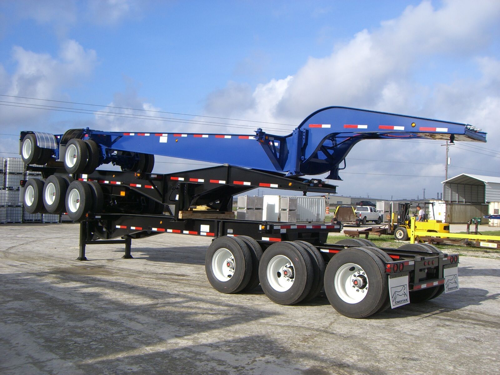 20ft Iso Tank Gooseneck Trailer 2 Axels - Expore United States ...