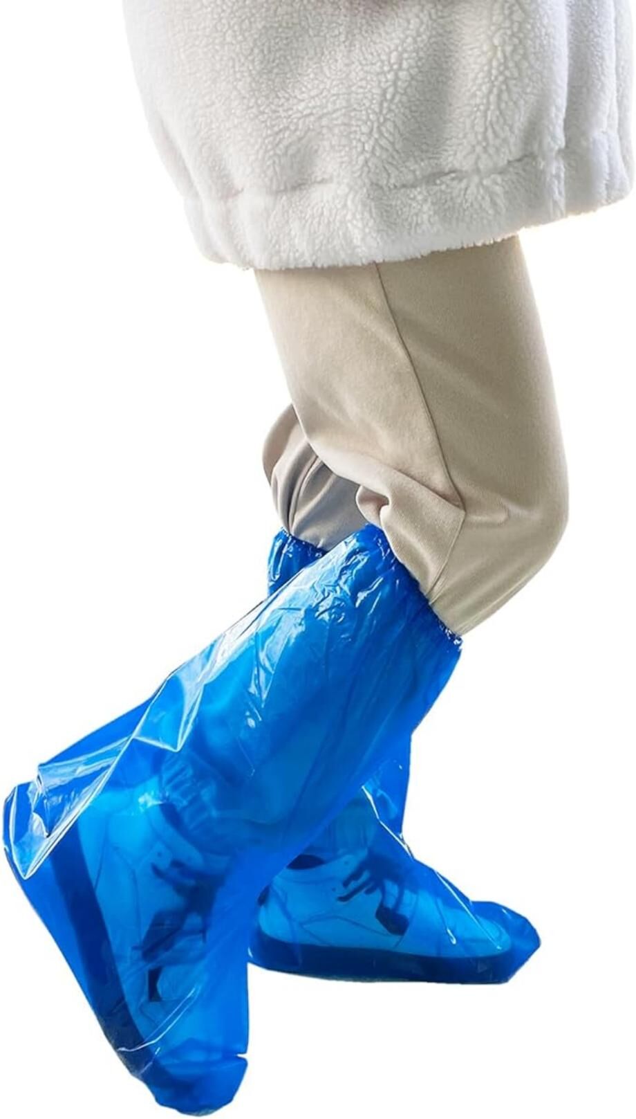 Buy China Wholesale Rainy Day Waterproof Plastic Short Tube Pe Boot ...