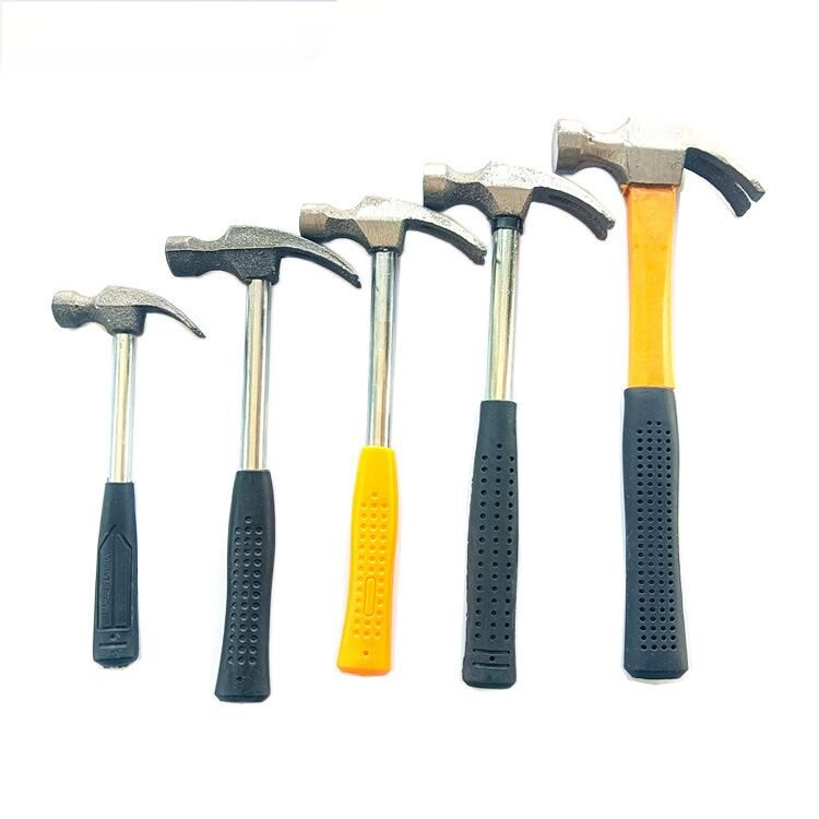 Hammer Set Polished Carbon Steel Hammer-head & Fiberglass Handle With ...