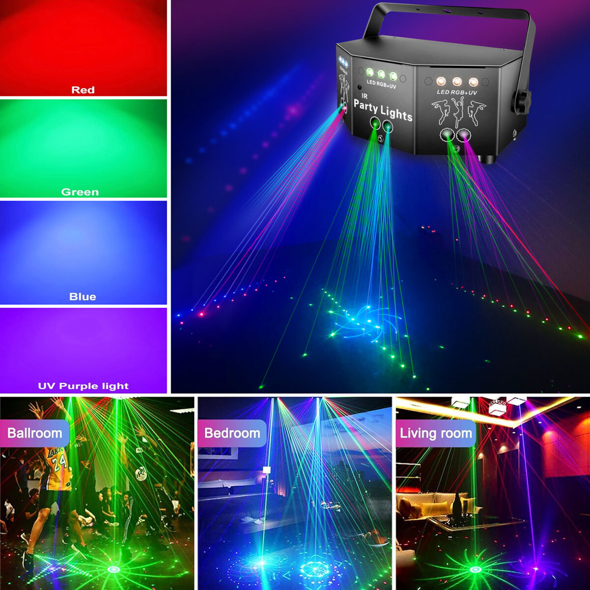 Bulk Buy China Wholesale 15 Eyes Rgb Dj Disco Party Light Strobe Stage ...
