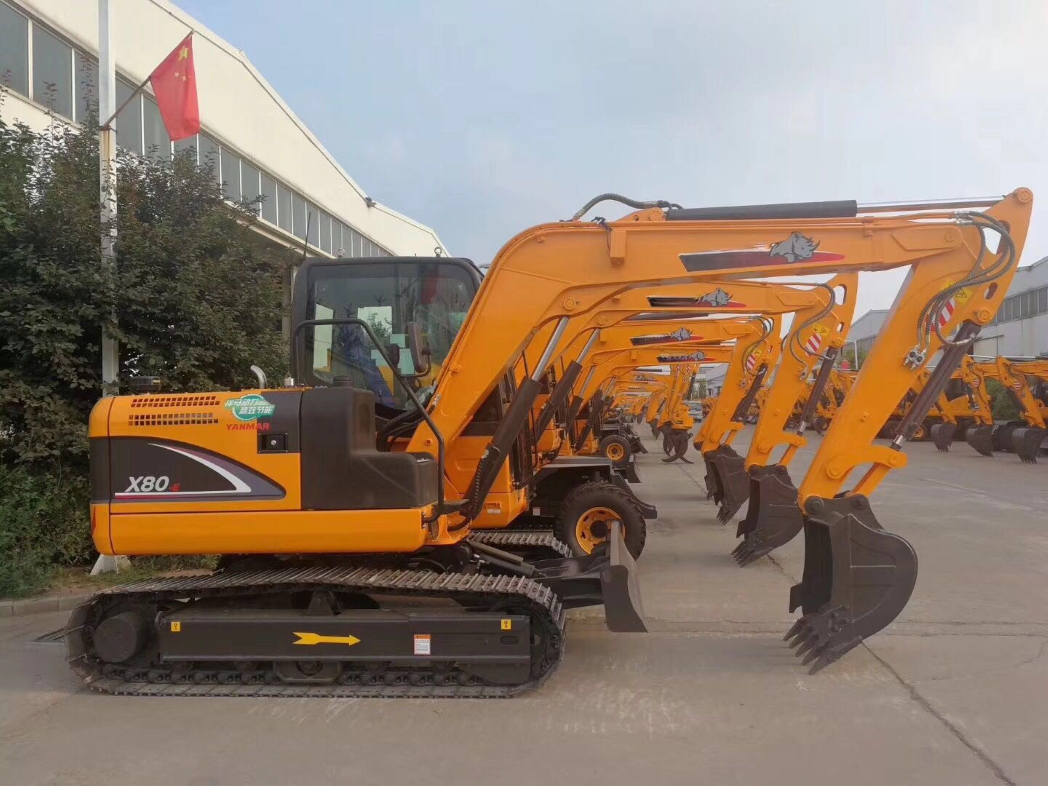 Factory Price New 8 Ton Mini Crawler Digger Xn80-e Crawler Excavator ...