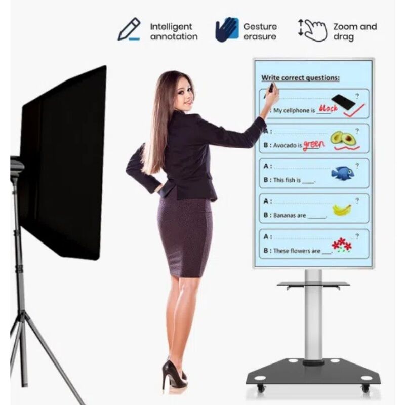 55/65/75/85inch New Product Capacitive Touch Advertising Machine Kiosks ...