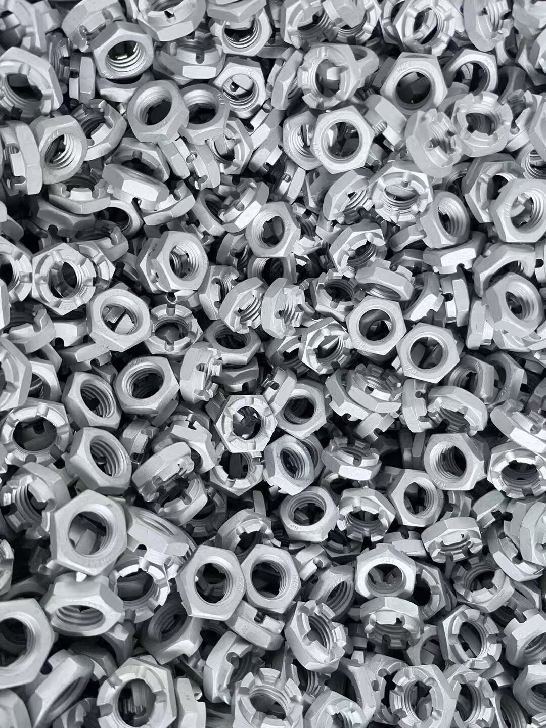 High Grade Hdg Surface Hex Slotted Nut Fine Thread M10 - 1.25 Castle ...