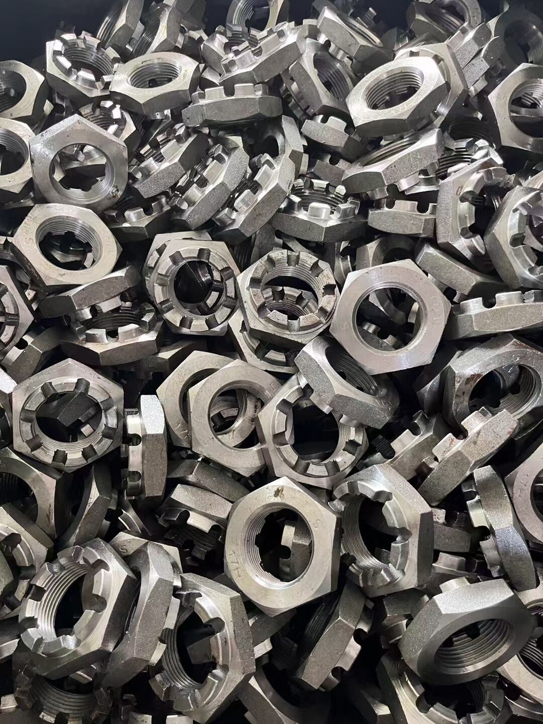 High Grade Hdg Surface Hex Slotted Nut Fine Thread M10 - 1.25 Castle ...