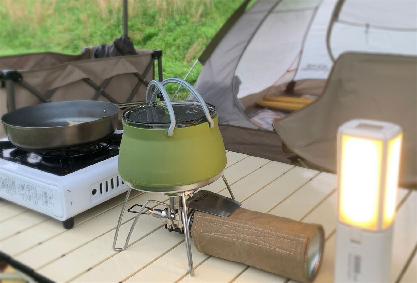 Buy China Wholesale New Camping Portable Silicone Folding Kettle ...