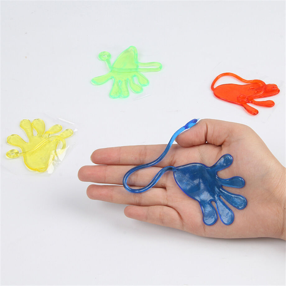 Sticky Hands Sticky Finger Fun Toys Stretchy Sticky Little Hands ...