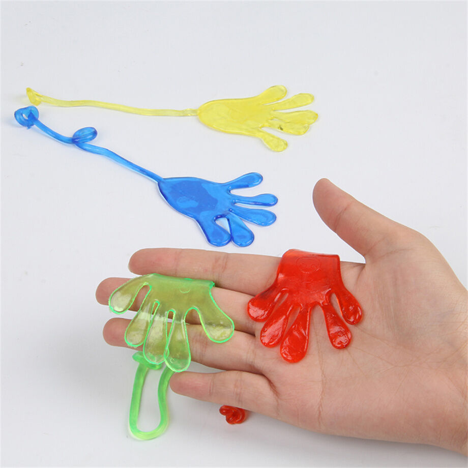 Sticky Hands Sticky Finger Fun Toys Stretchy Sticky Little Hands ...