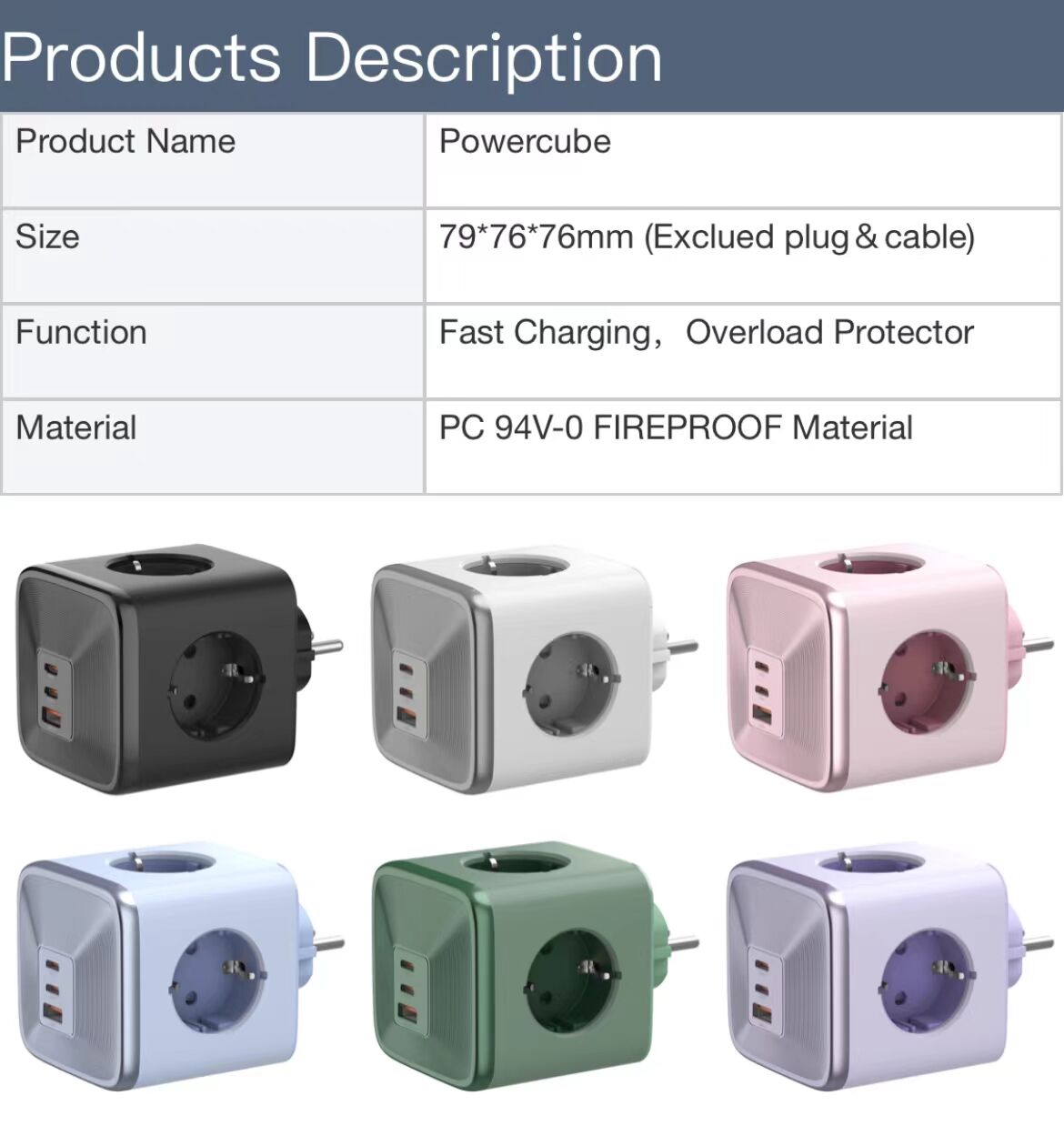Oem 20w 2c1a Uk Plug Powercube With Oem And Odm Option For Business ...