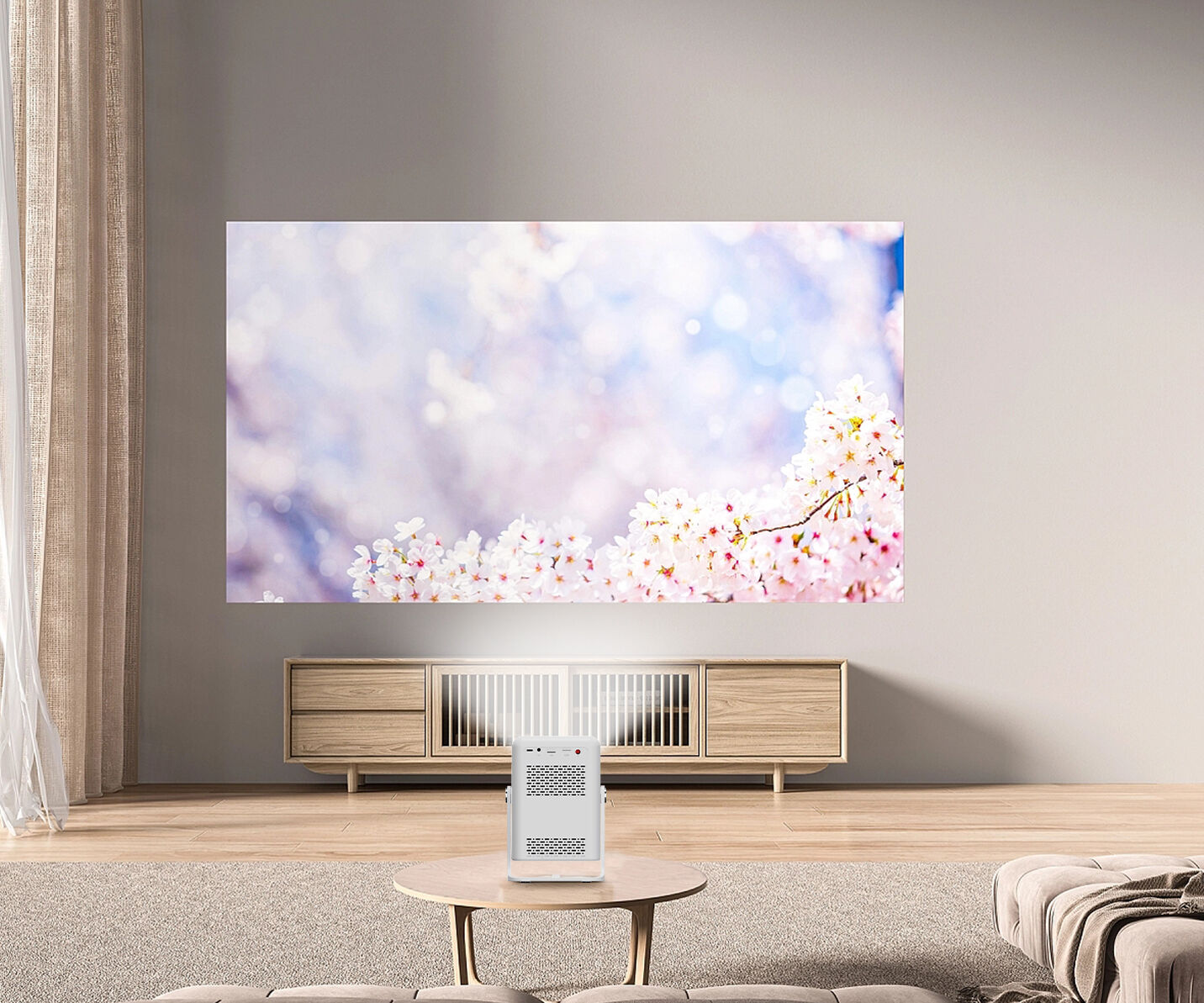 Smart Portable Wireless And Wire Projector 720p Wifi And Hd Projector ...