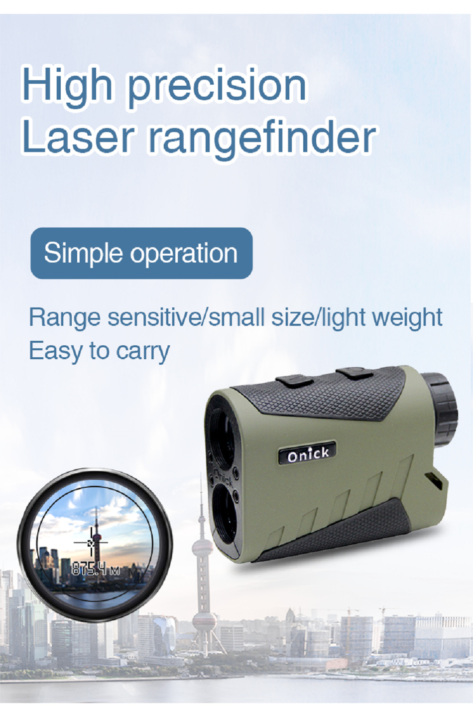 Onick 600l Handheld Waterproof Golf Laser Rangefinder - Expore China Wholesale Laser Rangefinder ...