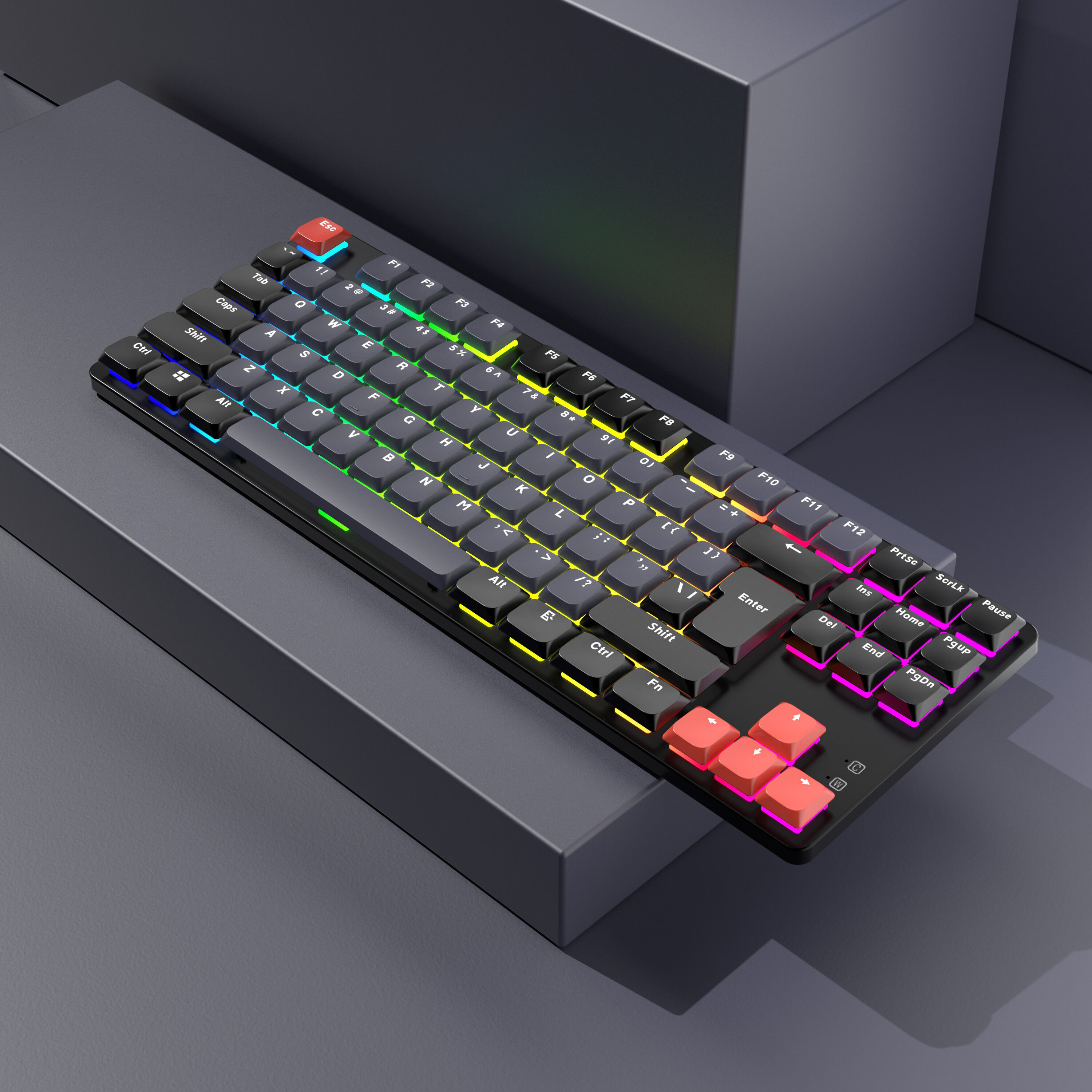 87 Keys Us Layout Tkl Size Mechanical Keyboard - Expore China Wholesale ...