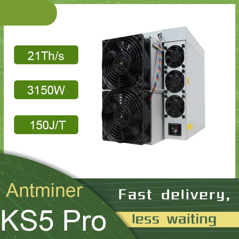 New Bitmain Antminer Ks5 20t Ks5 Pro 21t Kaspa Miner Asic Mining Crypto Kas Coin Kas Kheavyhash ...