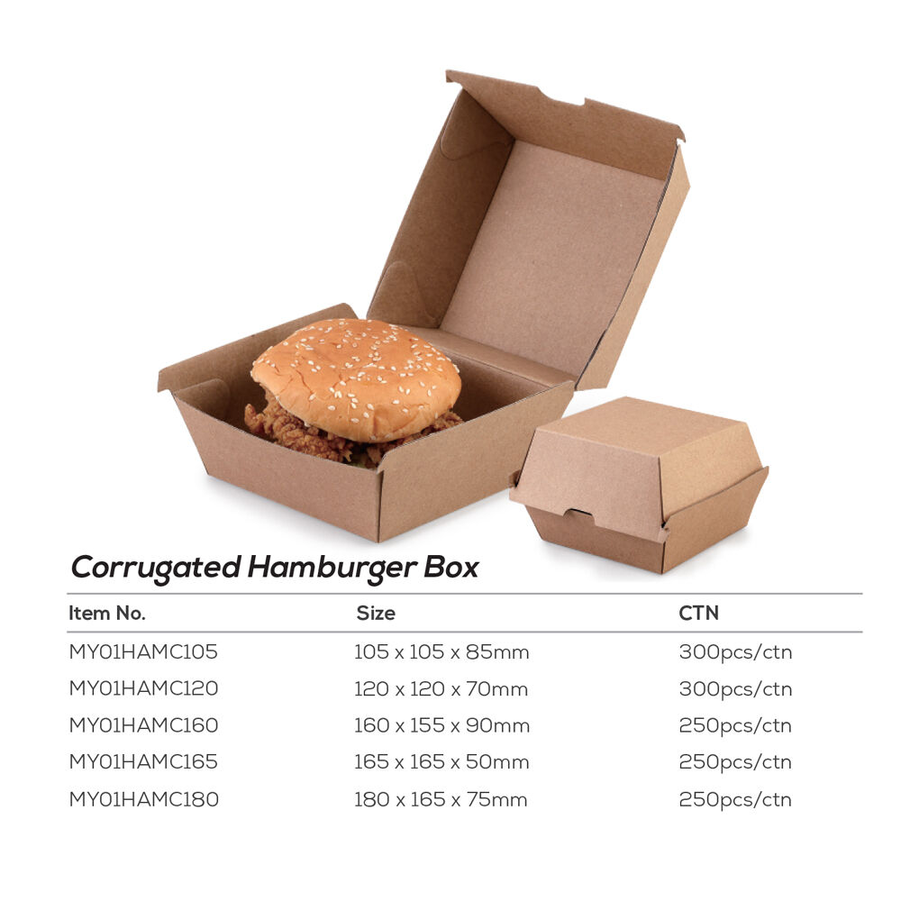 Bulk Buy China Wholesale Wholesale Corrugated Hamburger Box For Fast ...