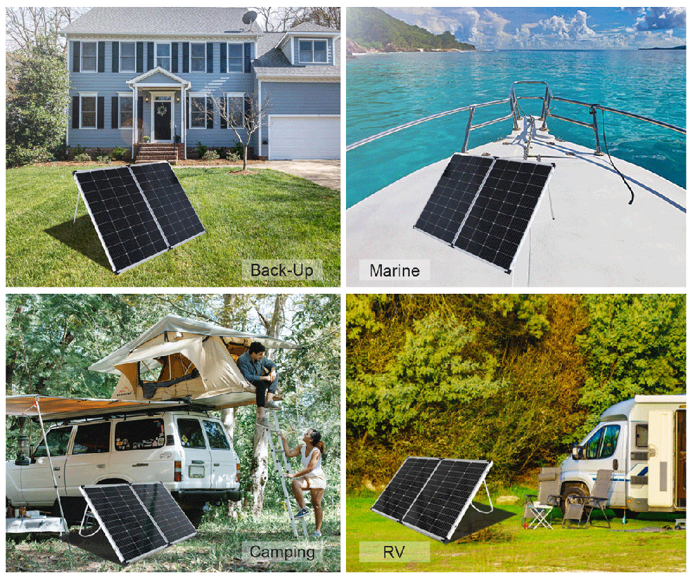 Factory Direct High Quality China Wholesale Portable Folded Panel 100w ...