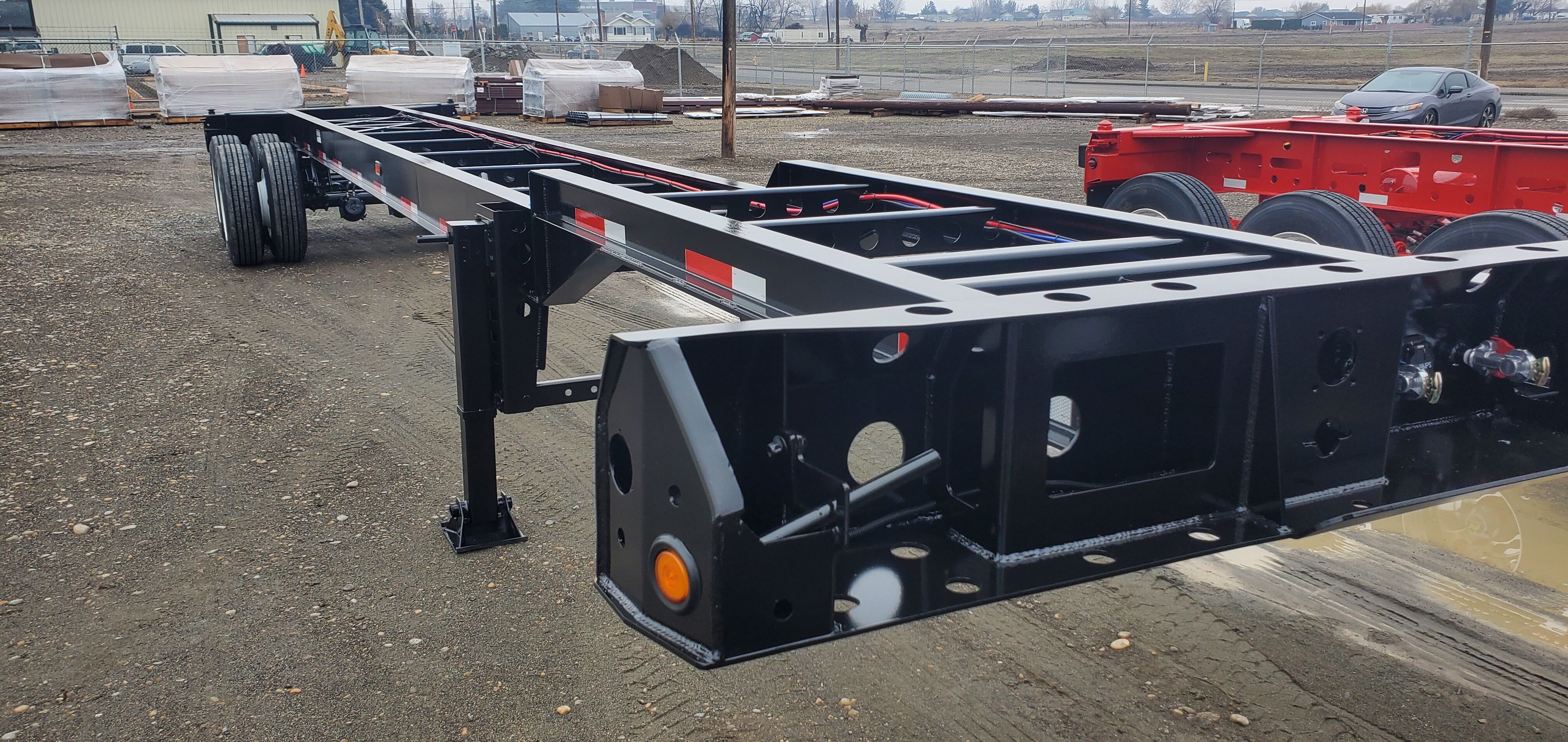 40ft Container Chassis Trailer | 40ft Chassis Trailer | Chassis Semi Trailer For 40ft Containers ...