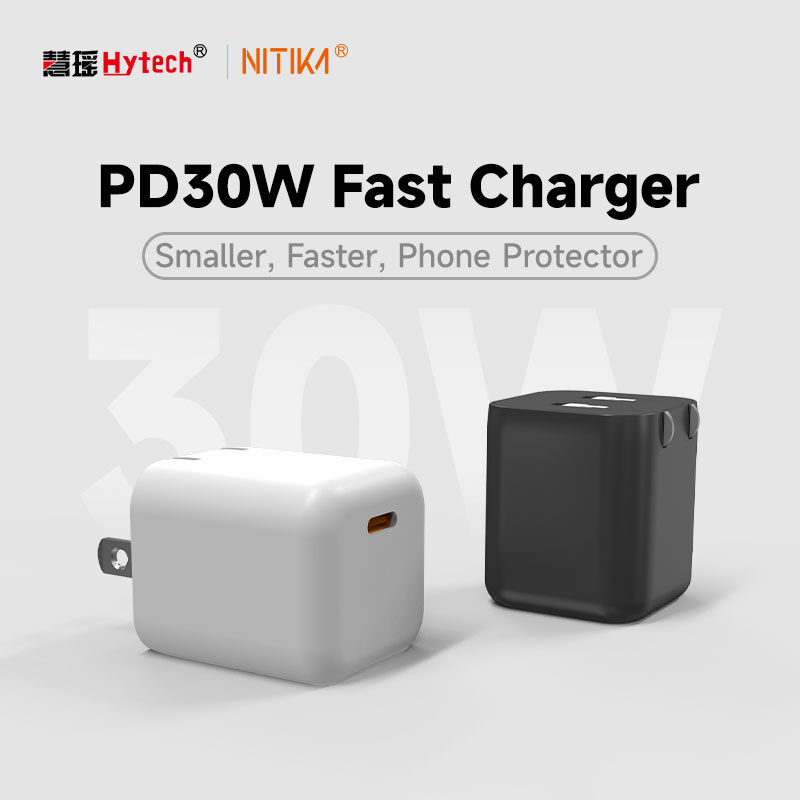 Ac003 Portable Pd30w Mobile Wall Charger, Foldable Pin Mini-size Type-c ...