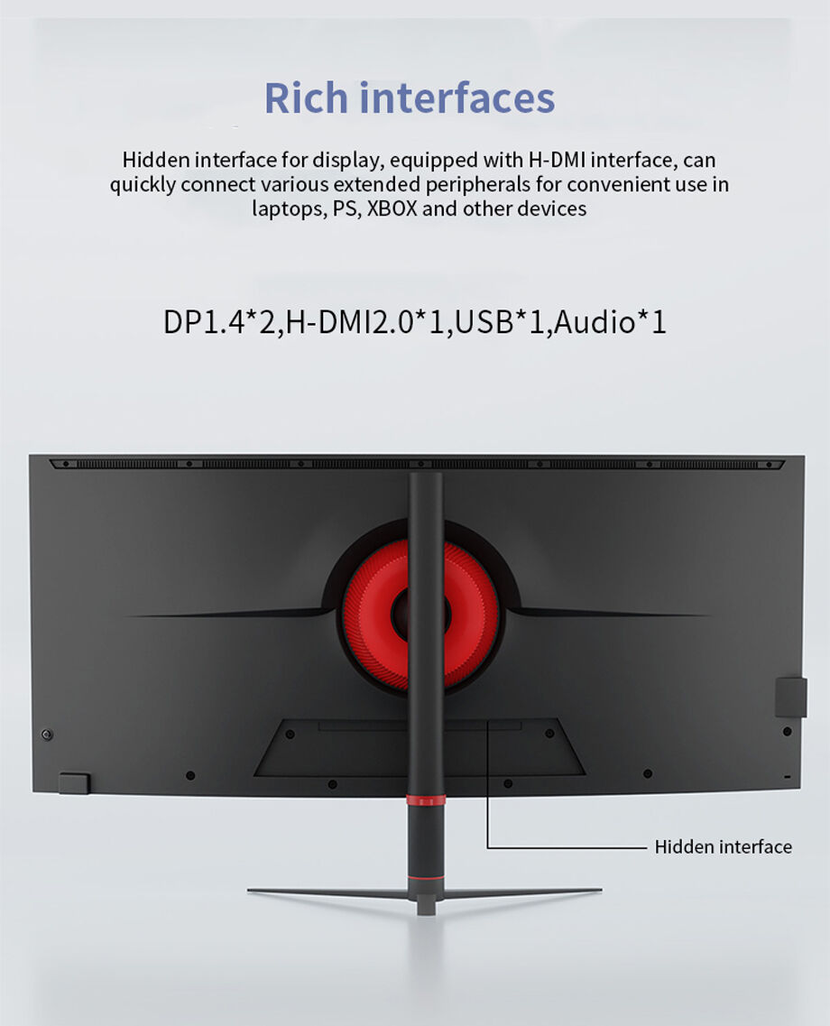 Oem Wide Curved Screen Narrow Bezel Led Monitor 2k 27 Inch 165hz Gaming ...