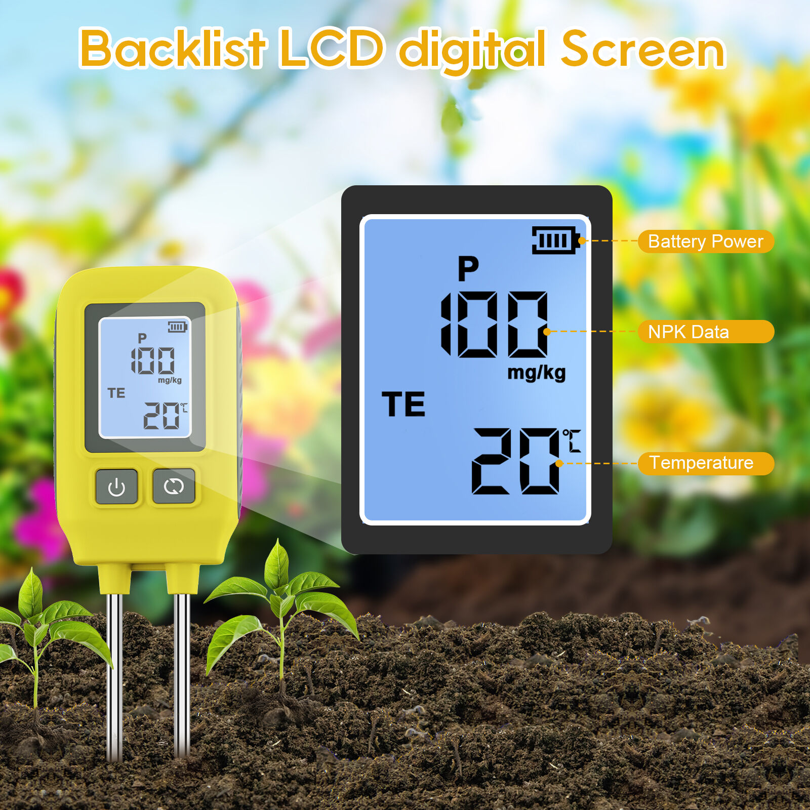 Amt122 Soil Npk Tester Meter $39 - Wholesale China Soil Npk Tester at ...