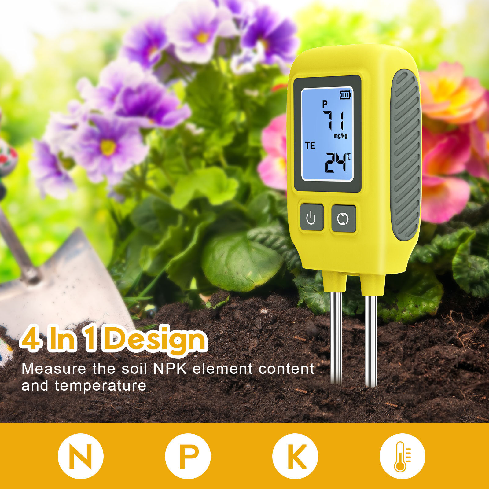 Amt122 Soil Npk Tester Meter $39 - Wholesale China Soil Npk Tester at ...