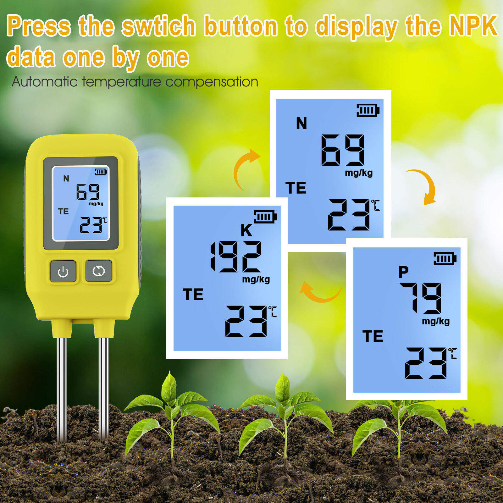Amt122 Soil Npk Tester Meter $39 - Wholesale China Soil Npk Tester at ...