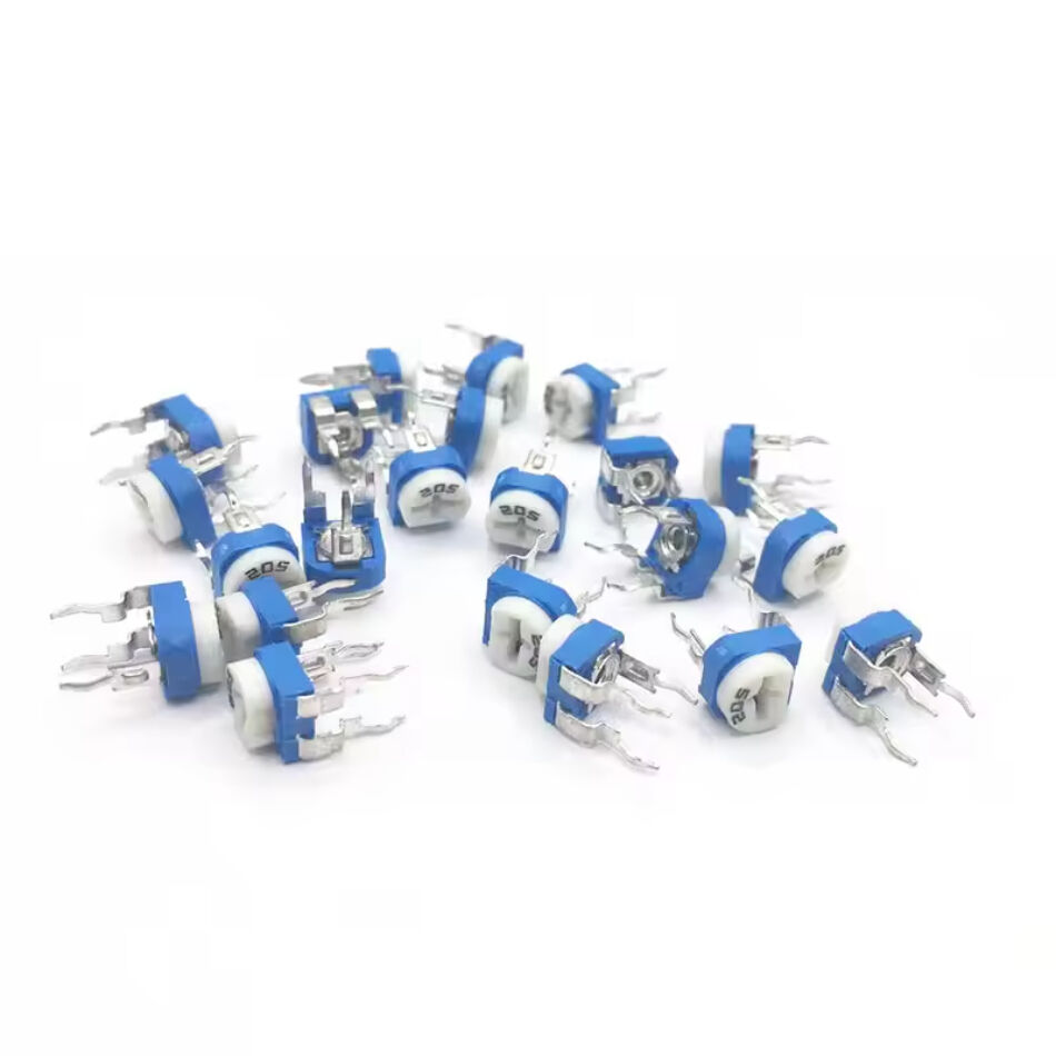 2024 New Supplier 6mm Semi Fixed Variable Resistor 1k 2k 5k 10k 50k ...