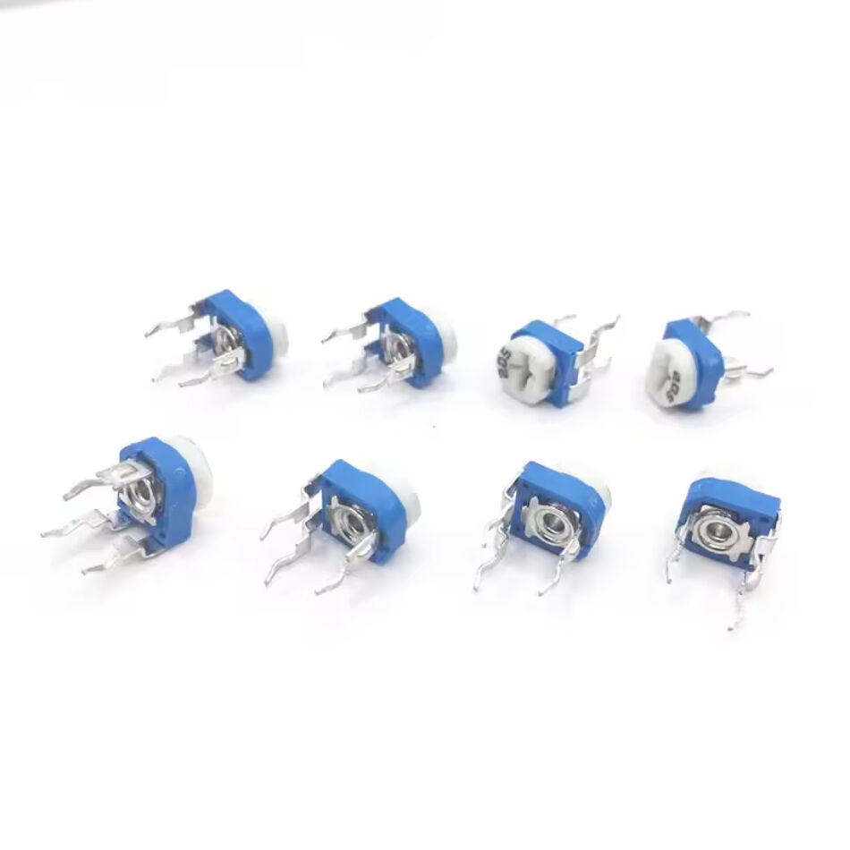 2024 New Supplier 6mm Semi Fixed Variable Resistor 1k 2k 5k 10k 50k ...