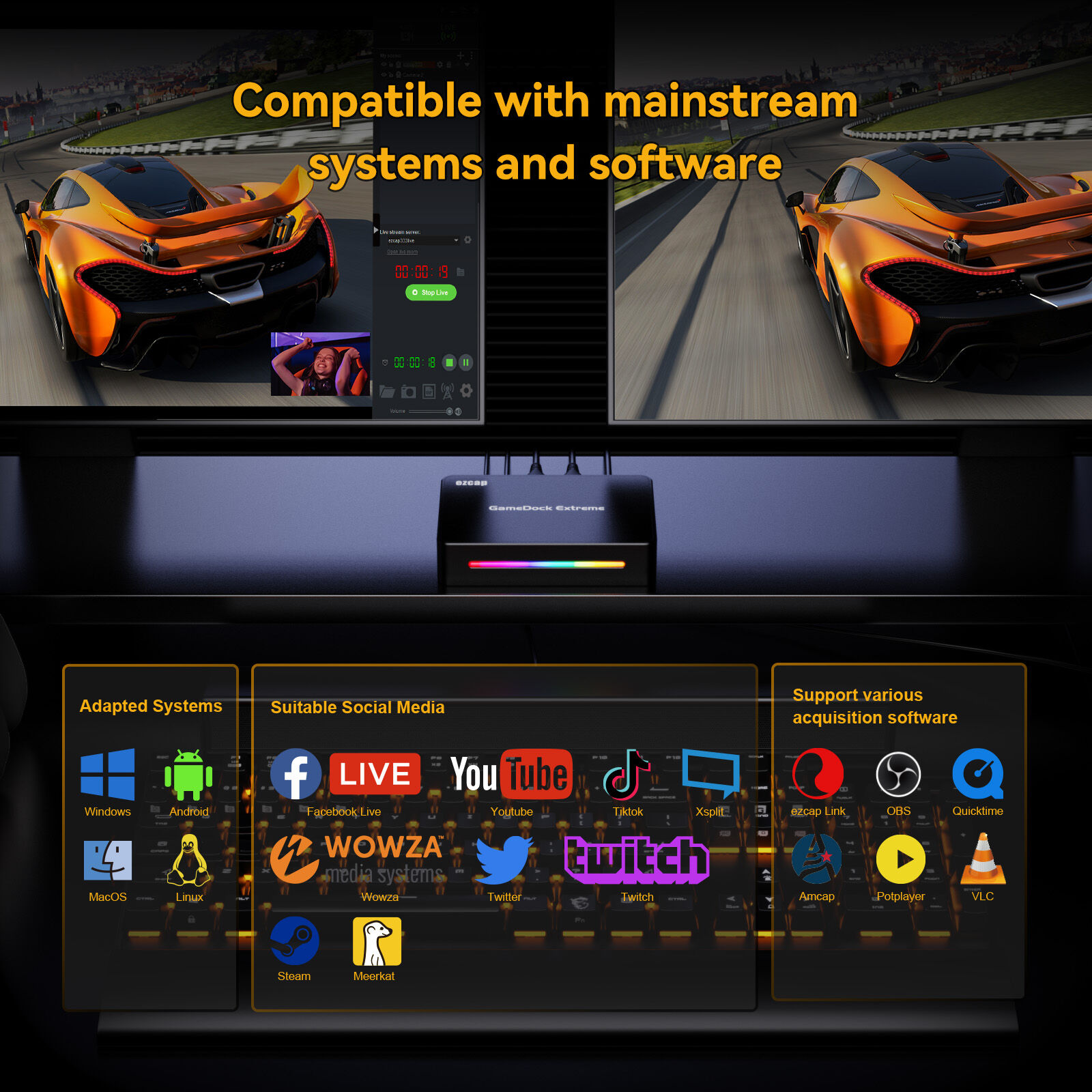 4k 60fps Hdmi Video Game Capture And Passthrough Support Hdr Vrr 1080p ...