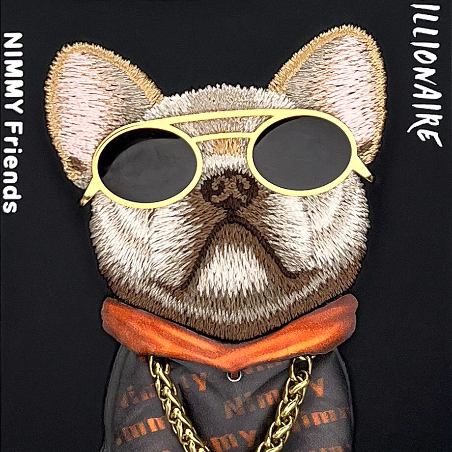 Nimmy Brand 2024 Embroidery Animal Pattern Tpu+pu Leather Fashion Phone ...