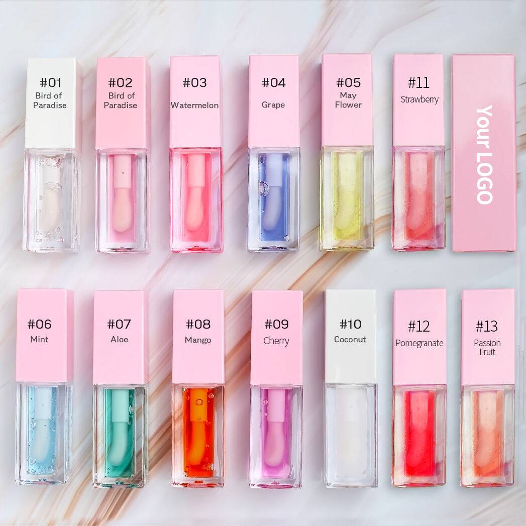 Lip Care Vegan Oil Plumper Color Changing Lip Oil Tint Fruit Flavor ...