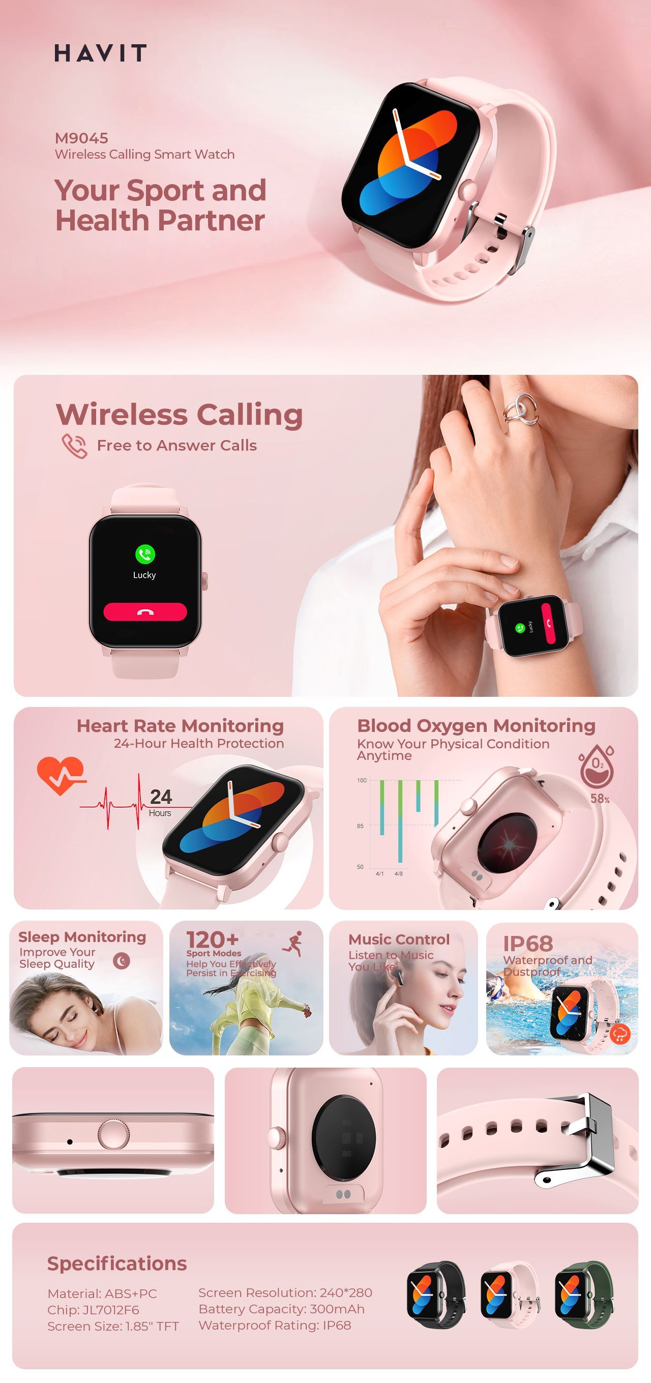 Factory Direct High Quality China Wholesale Havit Smart Watch, Smart ...