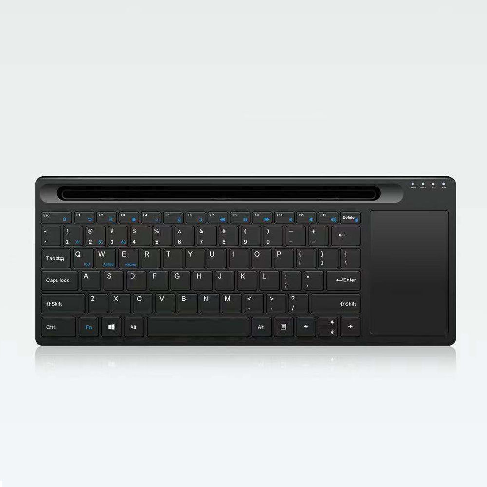 Ultra Slim Wireless Bluetooth Keyboard With Touchpad And Phone/tablet ...