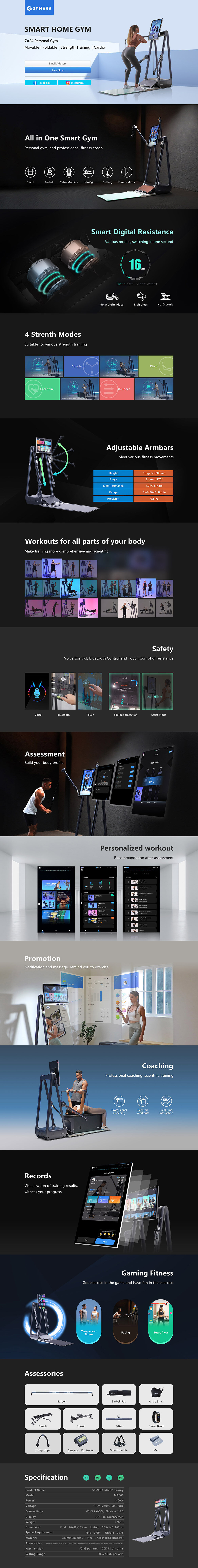Digital Weight + Ai + Multigym Training + Strenth Training + Smart Home ...